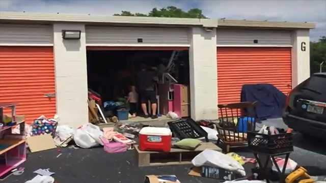 Customer says storage unit items damaged by rats, bugs