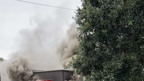 New Orleans Fire Department on scene of fire in Lakeview