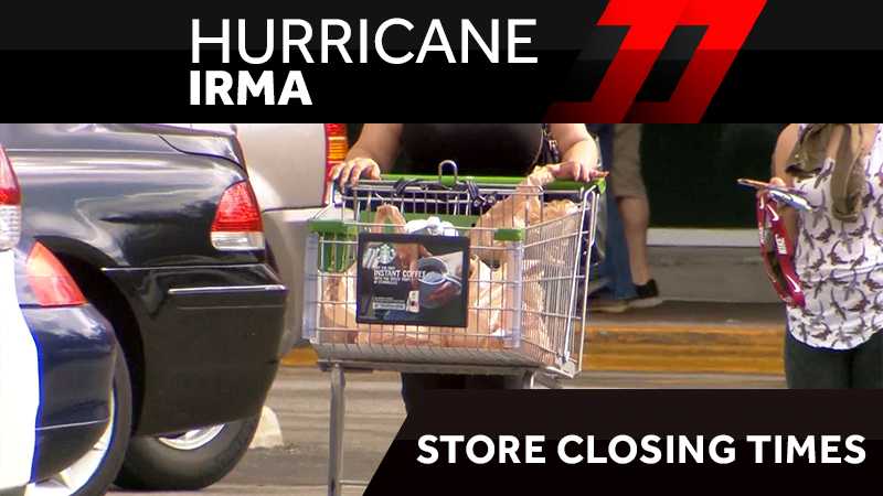 List of store closing times