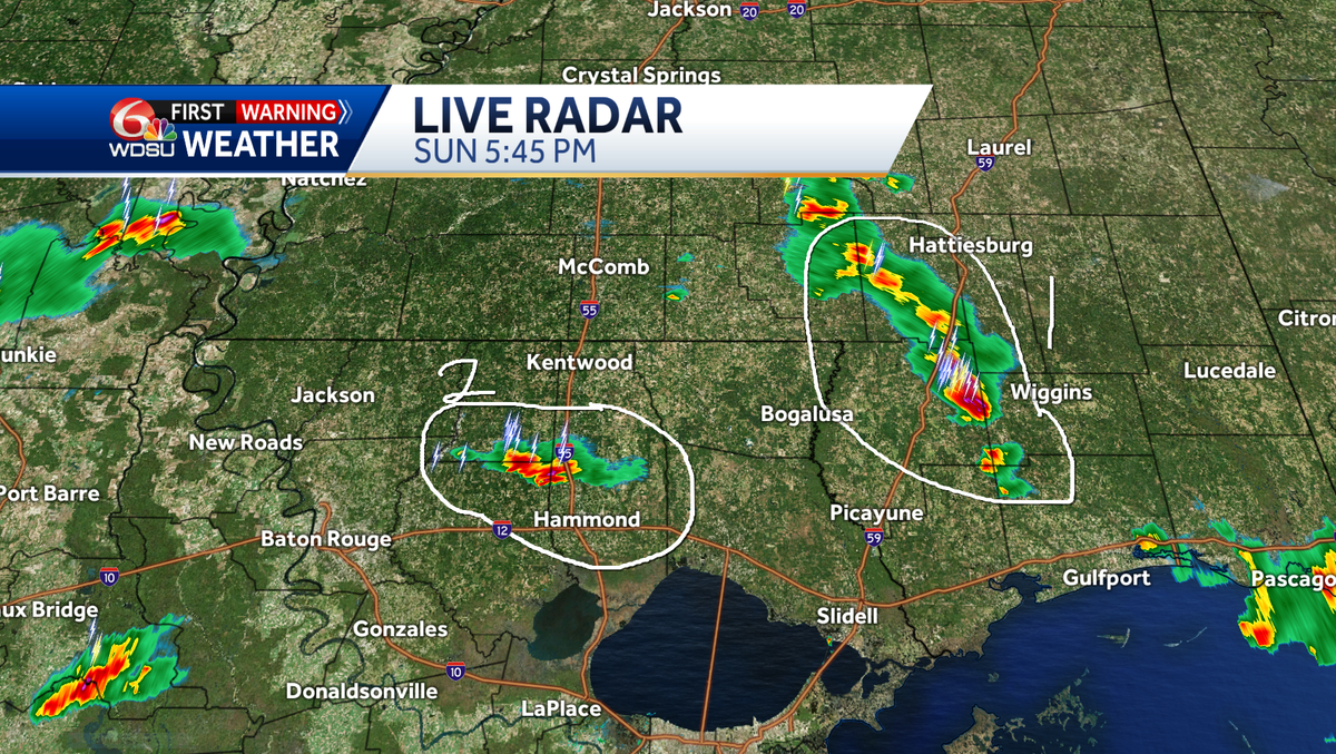 Sunday Evening Northshore Hail