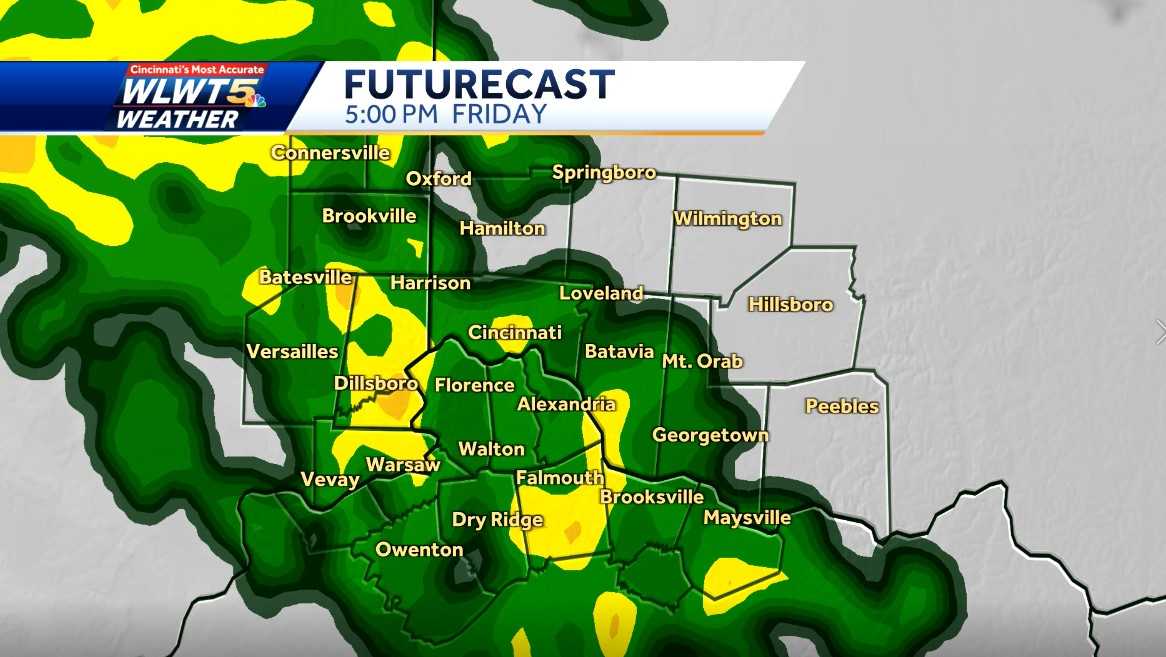 HOUR BY HOUR: When rain, storms move through Cincinnati