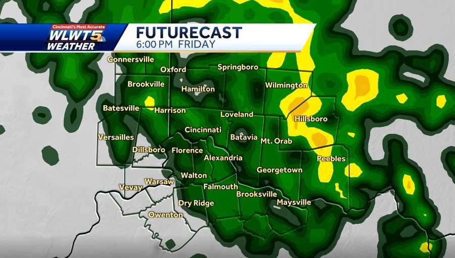 HOUR BY HOUR: When rain, storms move through Cincinnati