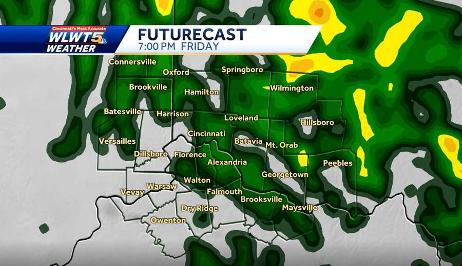 HOUR BY HOUR: When rain, storms move through Cincinnati