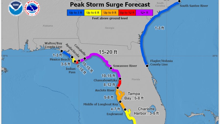 Hurricane Helene: Tampa Bay could see record water levels, storm surge Hurricane Helene: Tampa Bay could see record water levels, storm surge