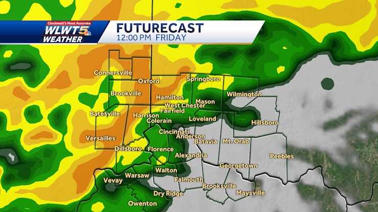 Hour by hour: When severe threat moves through Cincinnati