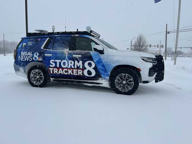 PA Snowstorm: Checking conditions in WGAL's Storm Tracker 8