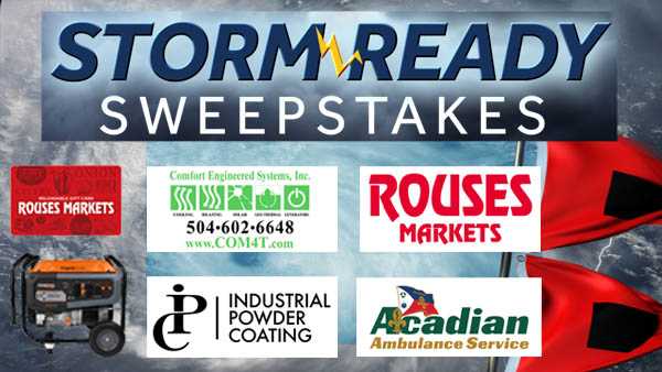 Click here to enter the Storm Ready Sweepstakes