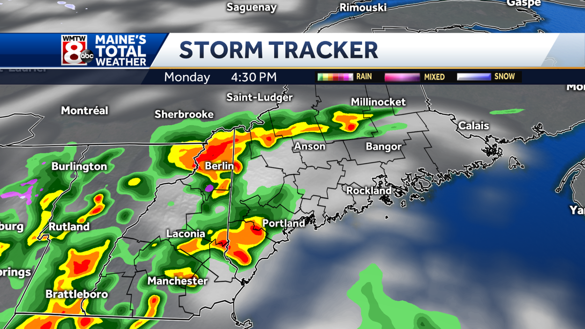 Watch out for possible thunderstorms Monday afternoon