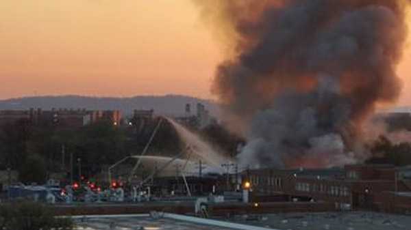 Crews work to put out fire in Park Hill neighborhood