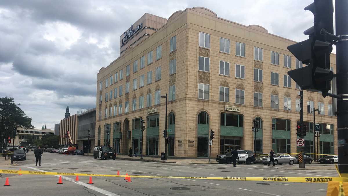 Photos: Shooting at Journal Sentinel building