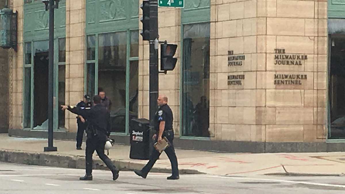 Photos: Shooting at Journal Sentinel building