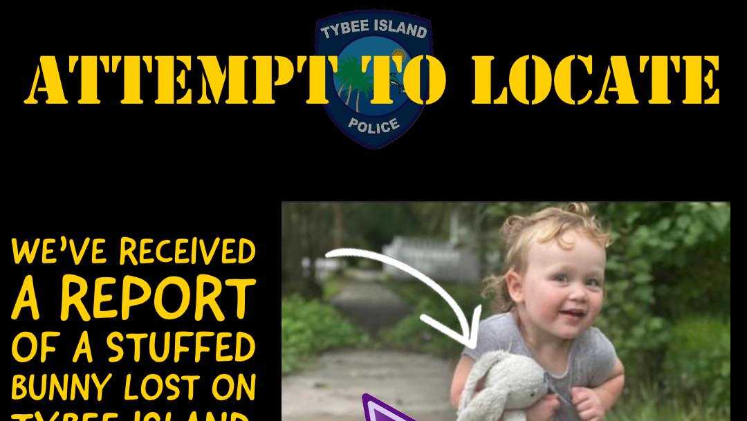 Georgia: Police searching for little girl's lost stuffed animal