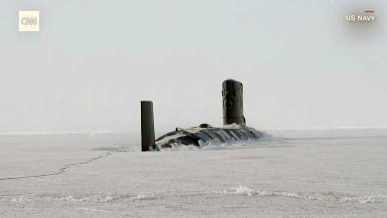 U.S. nuclear sub challenges Russia in the Arctic