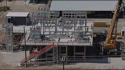 Grand Isle Louisiana Entergy substation