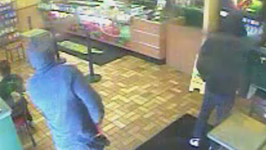 Pair sought in armed robbery at Subway restaurant