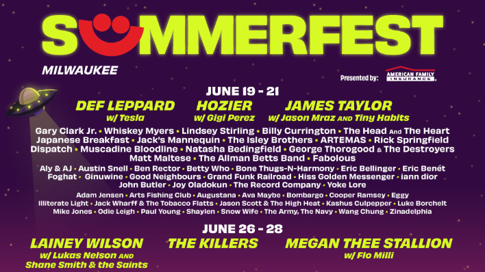 Summerfest reveals 2025 lineup