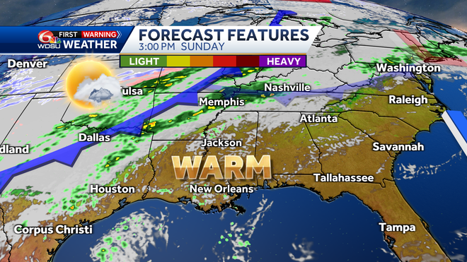 New Orleans fog forecast dense fog advisory high temp weekend