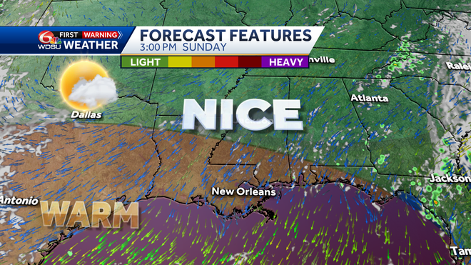 New Orleans weekend weather forecast high temp humidity PTC#9