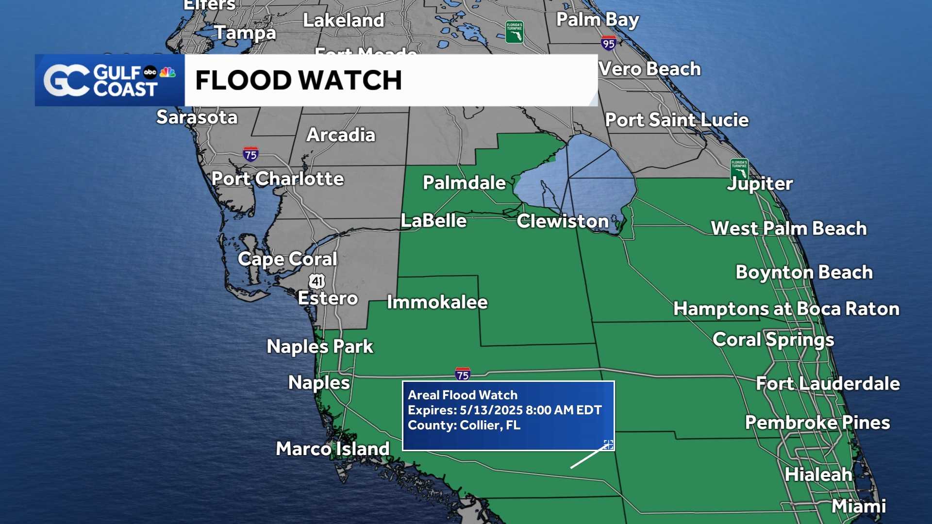 Gulf Coast Weather Alert Day: Periods of heavy rain and storms Monday