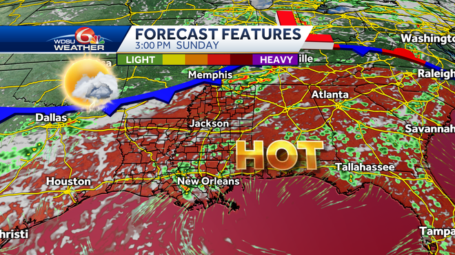 New Orleans excessive heat warning weather alert day forecast