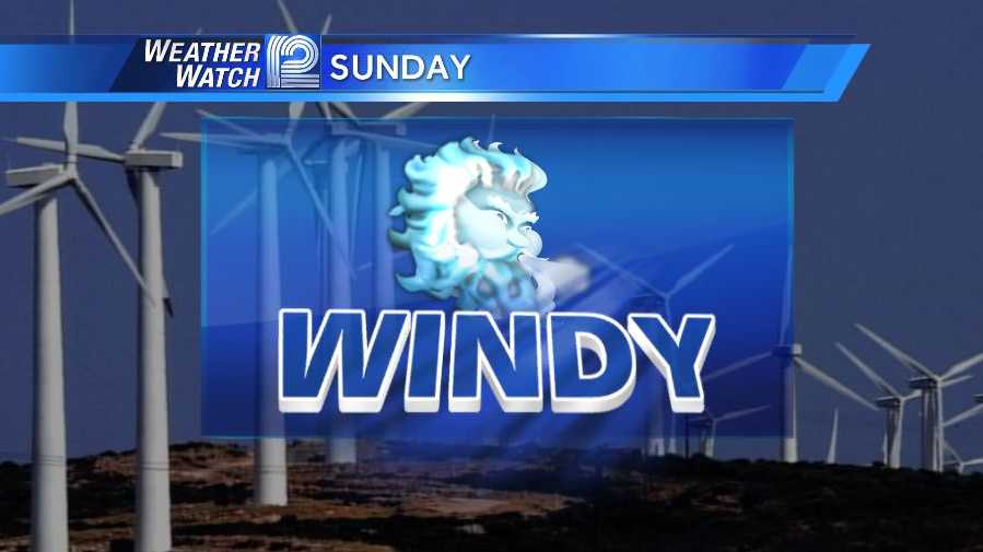 Weather Blog: WINDY Sunday on tap