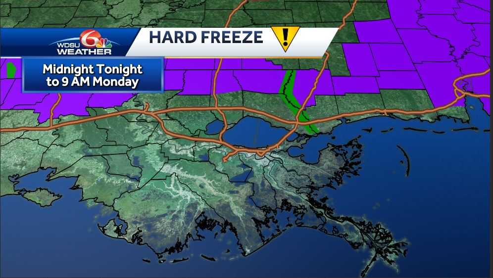 Freezing Tonight, Chilly Monday