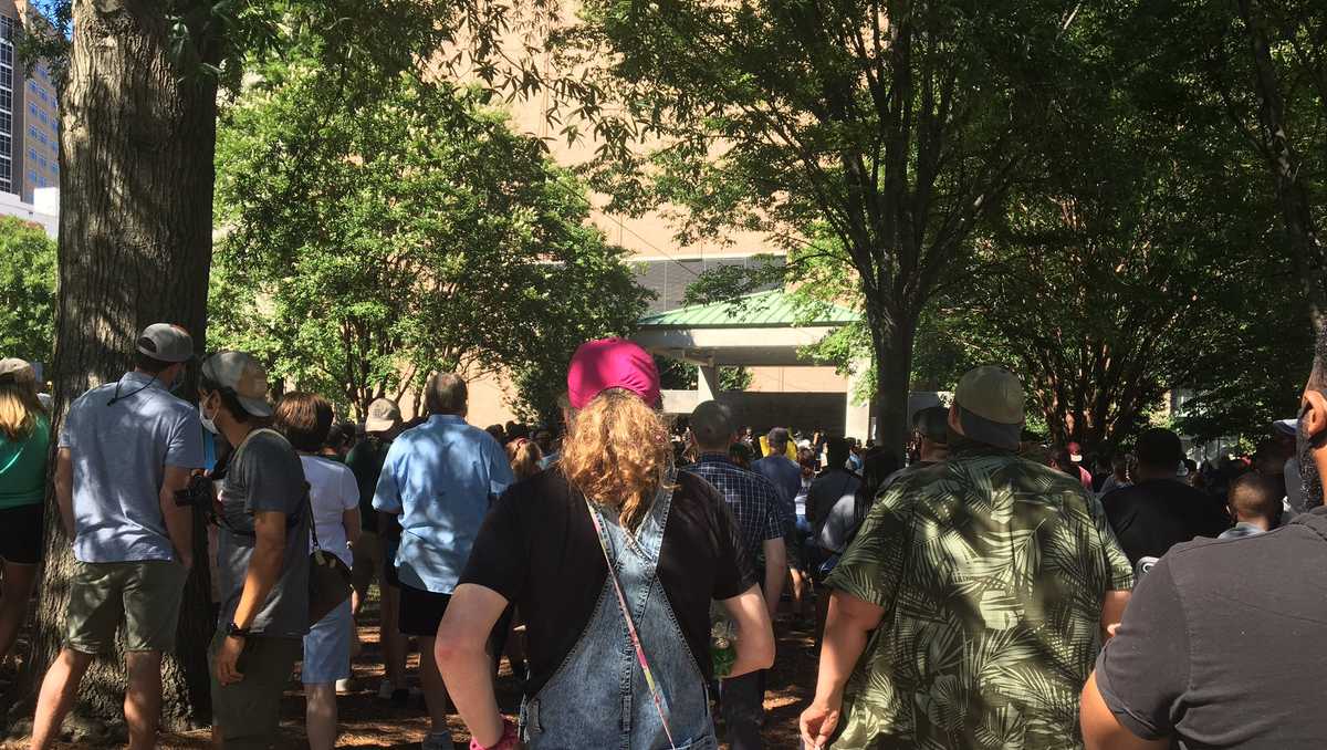Rally for justice and peace held in downtown Birmingham Sunday