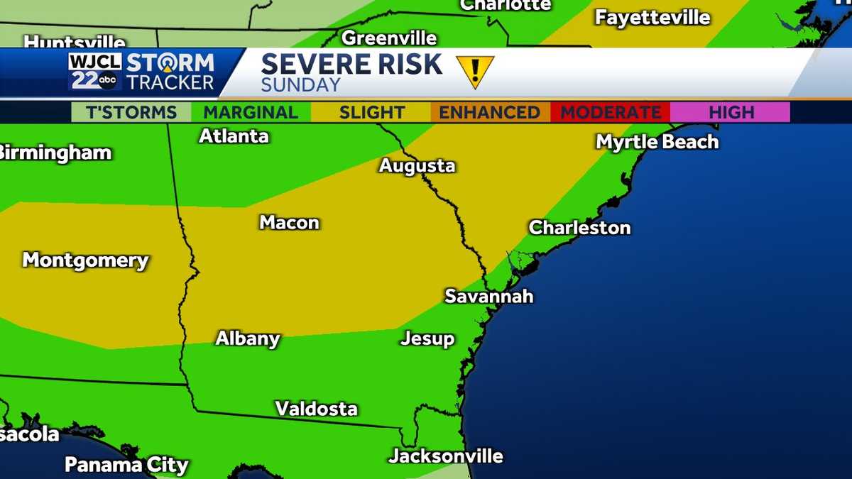 Savannah: Tracking severe weather threat this weekend