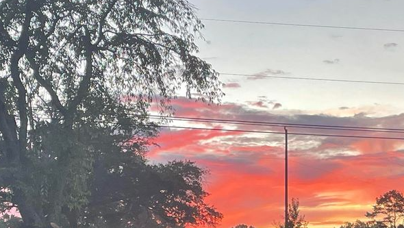 Saharan dust brings vibrant sunrise and sunsets