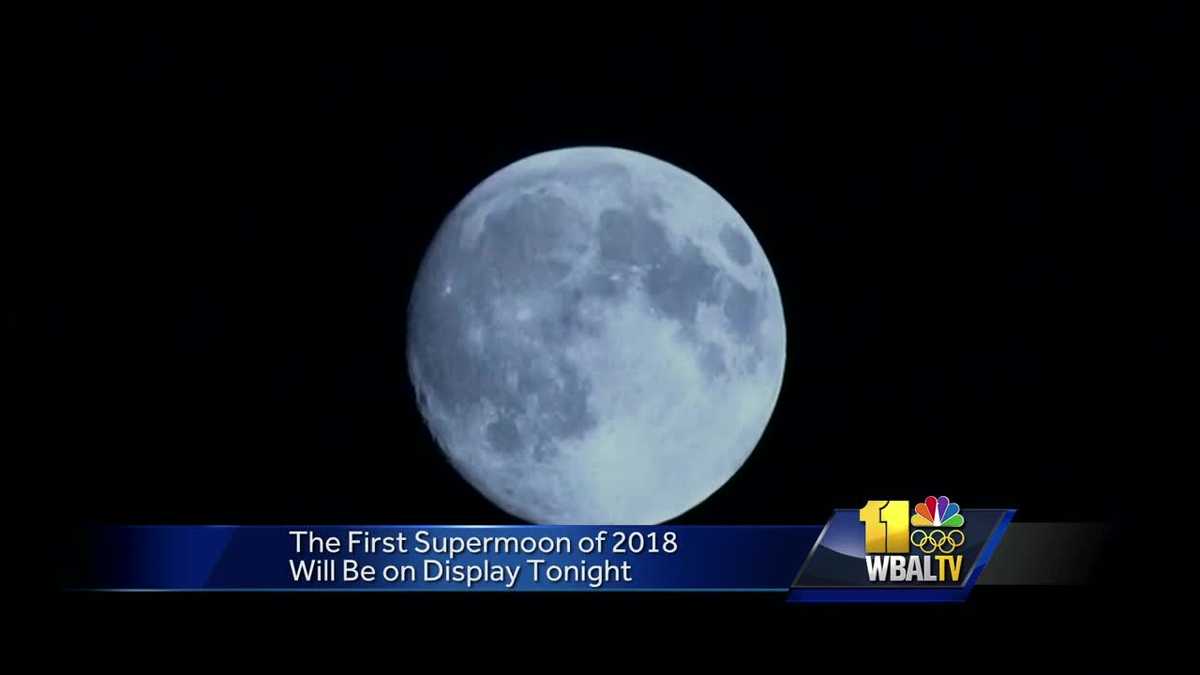 Supermoon makes its appearance Monday night