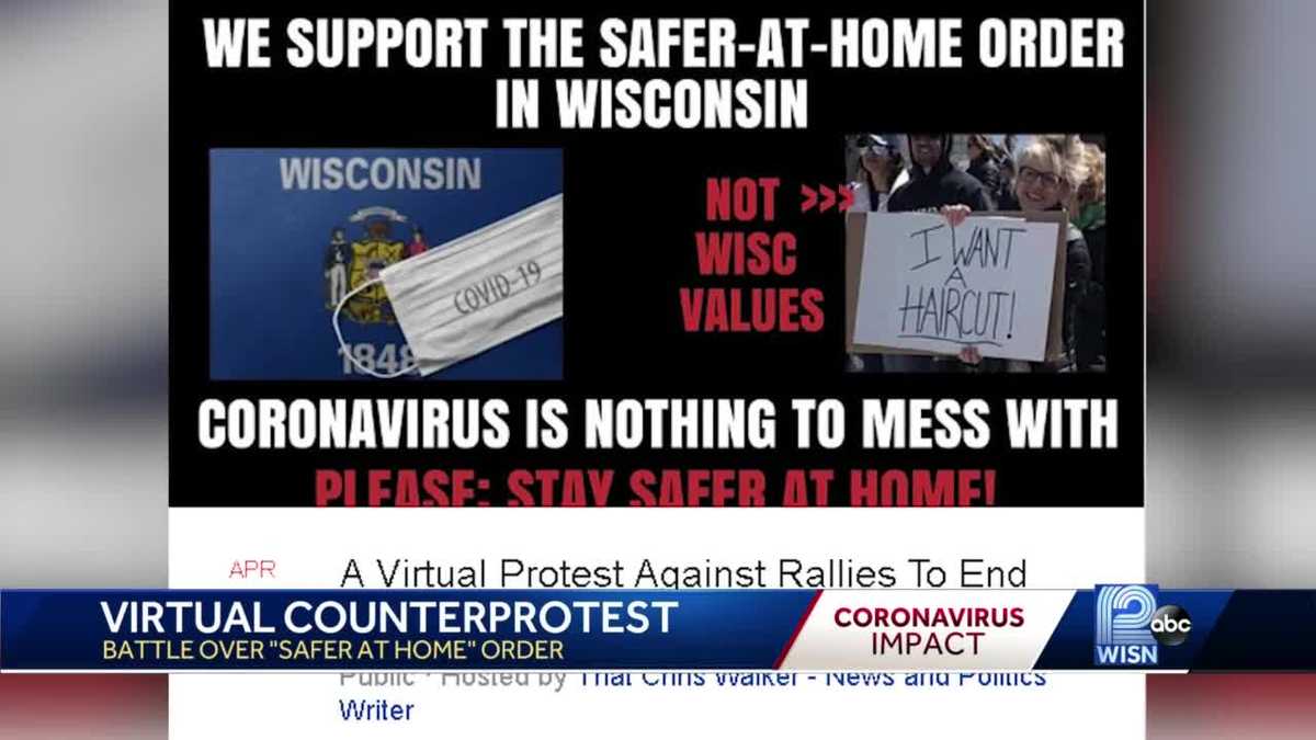 Thousands join virtual counter-protest supporting Stay at Home order