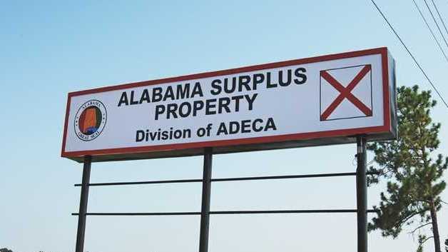 Surplus property from government agencies in Alabama up for bid in auction