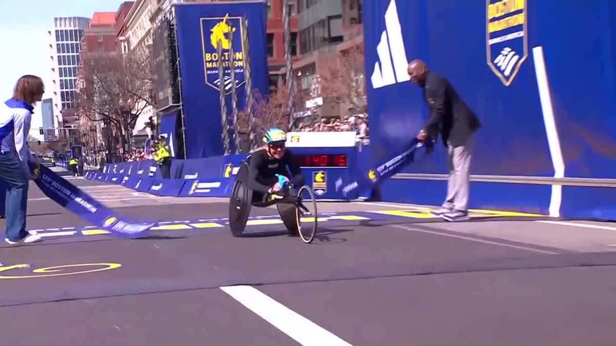 Boston Marathon 2025 results: Scaroni wins women's wheelchair division