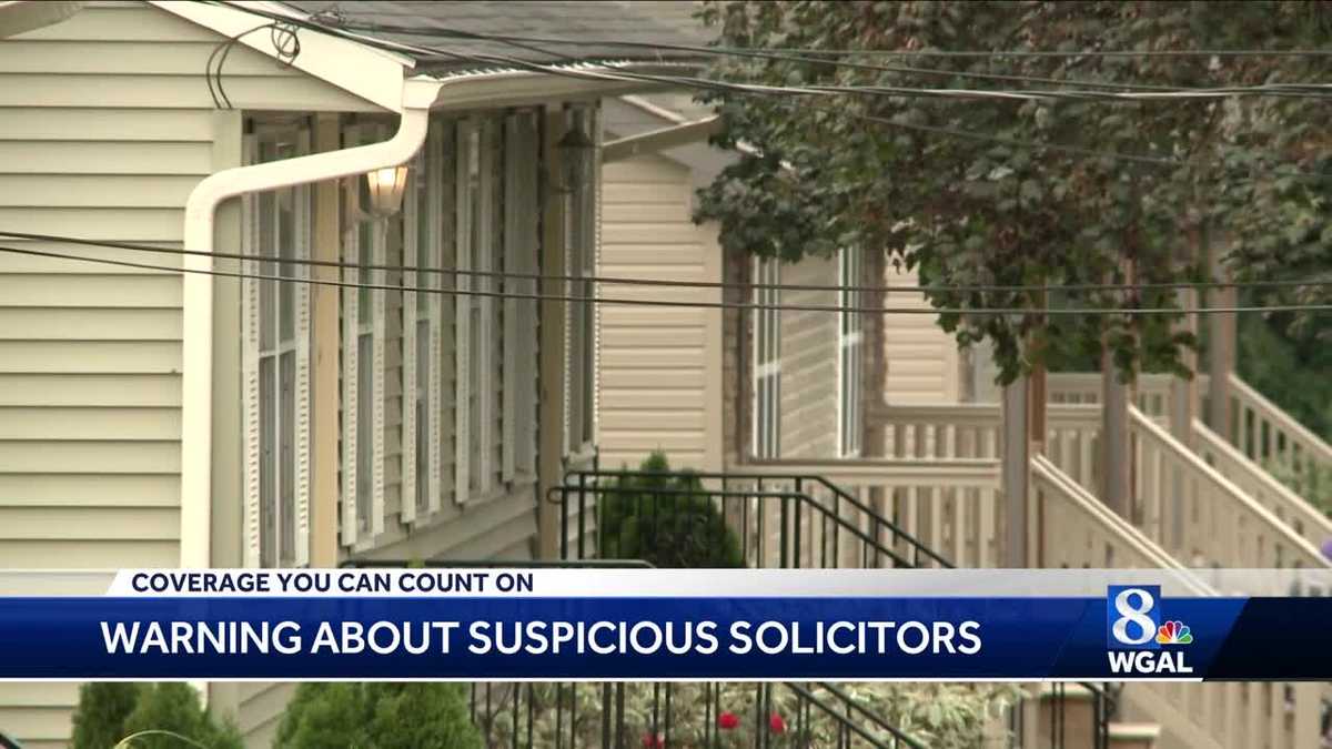 Solicitors going door to door give some residents 'bad vibe'