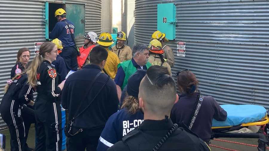 Sutter County firefighters rescue person from silo