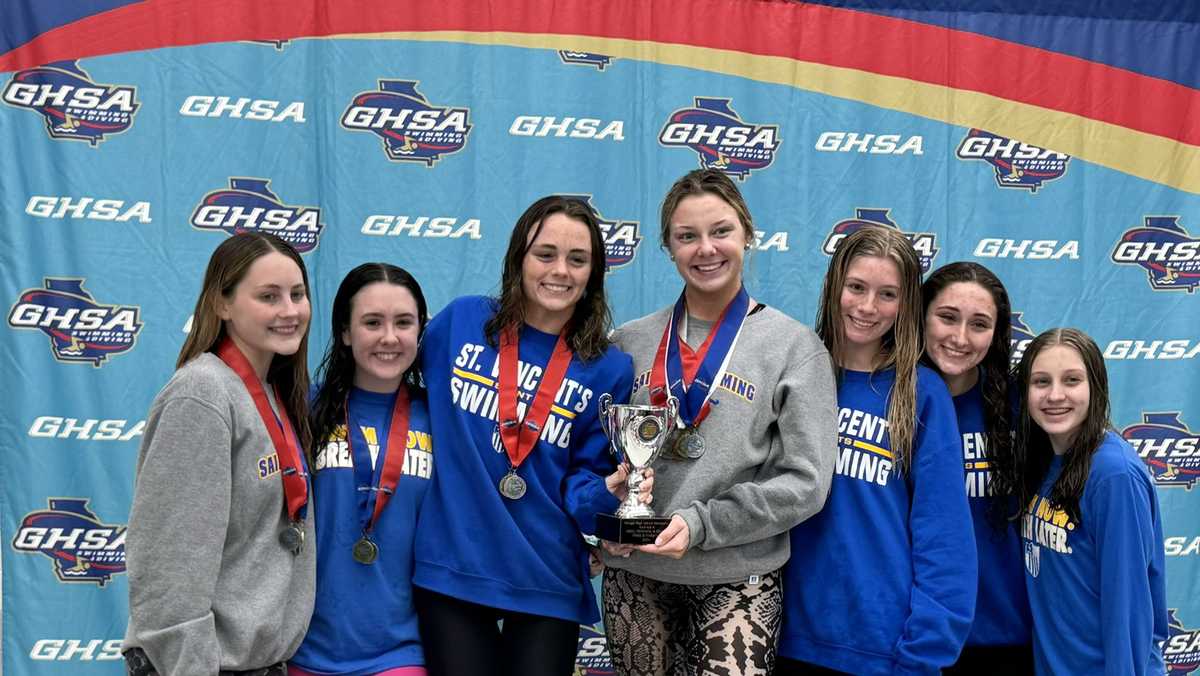 St. Vincent's Academy earns runner-up finish at GHSA Swim State ...