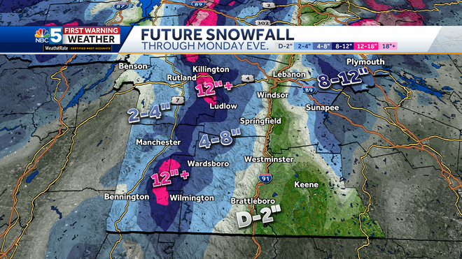 Over a foot of snow expected for high summits Saturday night through ...
