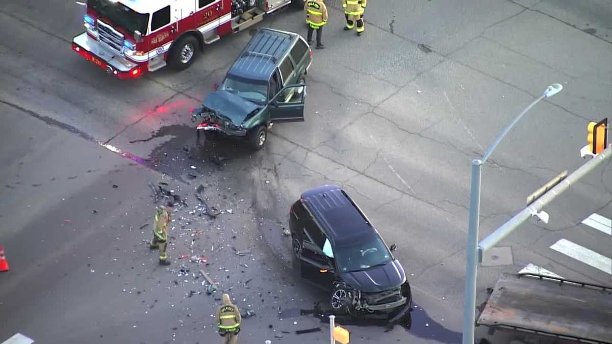 OKC crews respond to multi-vehicle crash at intersection