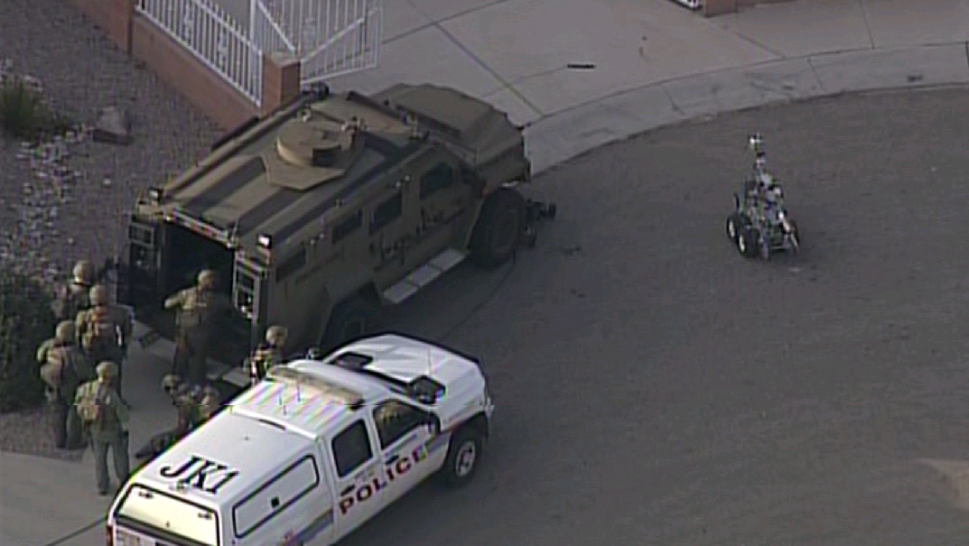 Police activity near Bridge and Coors