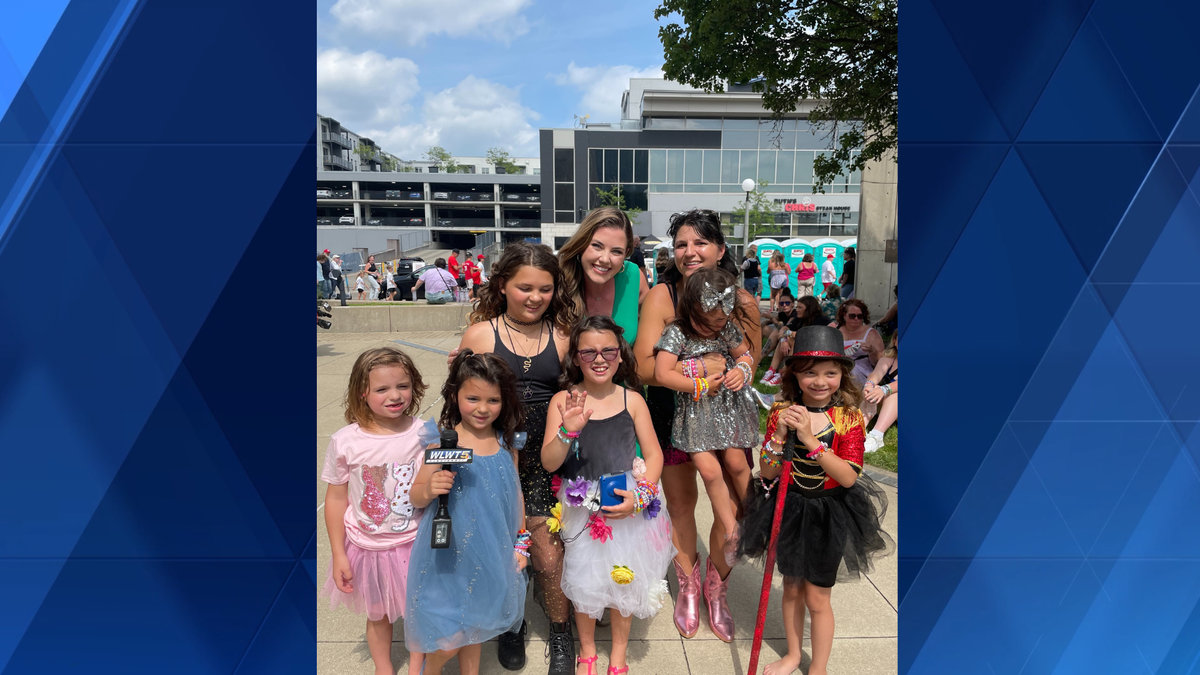 PHOTOS: Swifties swarm downtown Cincinnati for Taylor Swift Eras Tour