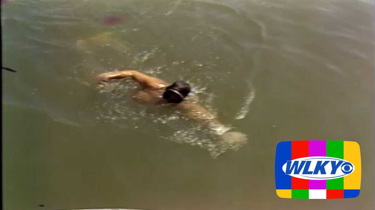 ARCHIVES: Man swims 600 miles in Ohio River