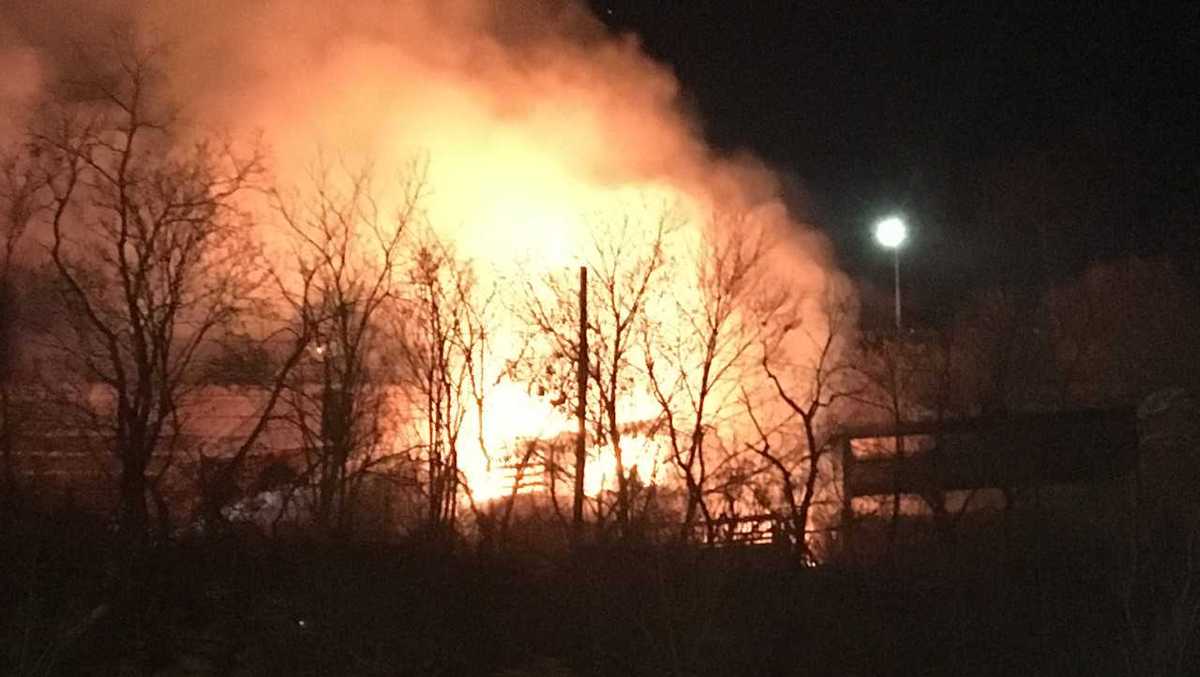 Crews spend hours battling intense fire at home in Mount Washington