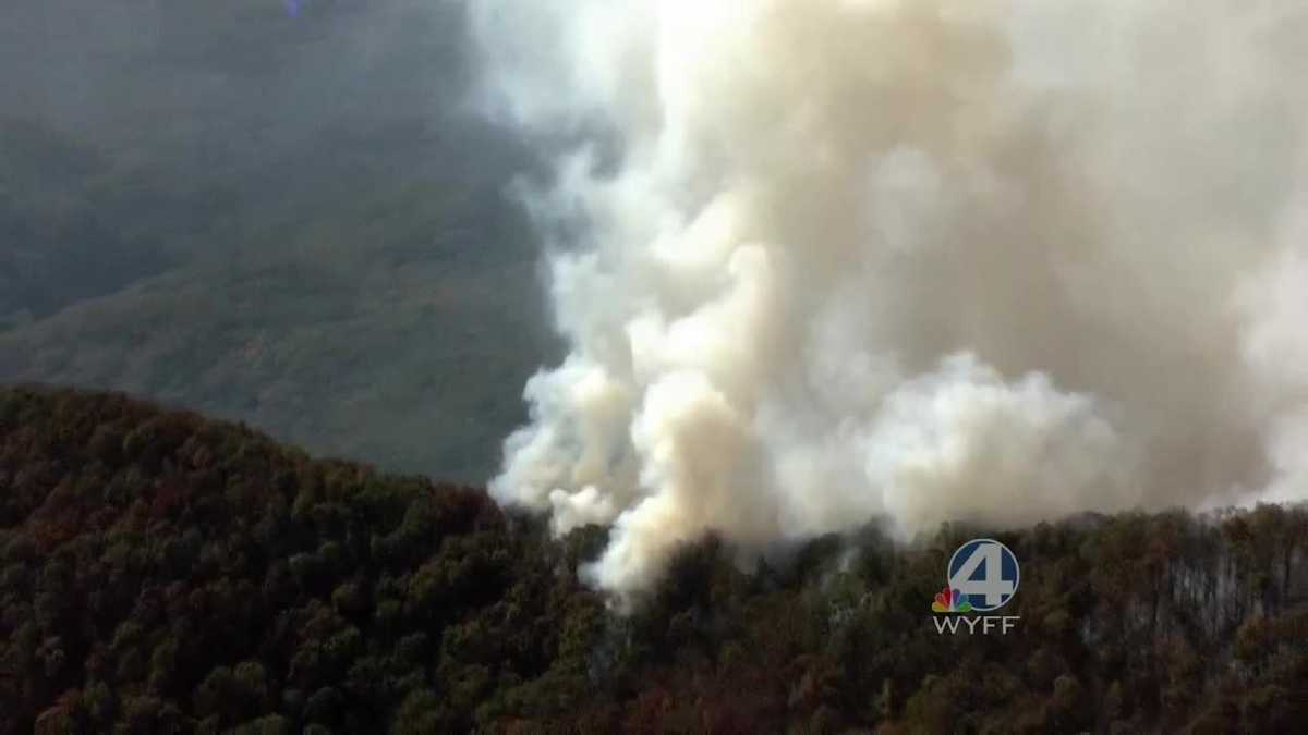 Fire burns near Table Rock State Park