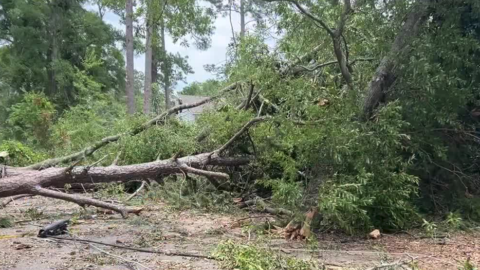 Tallahassee tornadoes: Debris traps residents in neighborhood