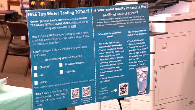 Jackson residents can get their water tested thanks to a research group