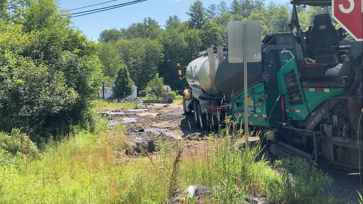 VT Route 11 reopens following large tar spill