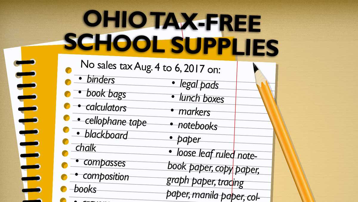 What School Supplies You Can Buy Tax free This Weekend what-school-supplies-you-can-buy-tax-free-this-weekend