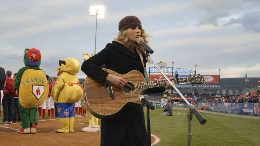 Taylor Swift's connections to sports go back to her early days ...