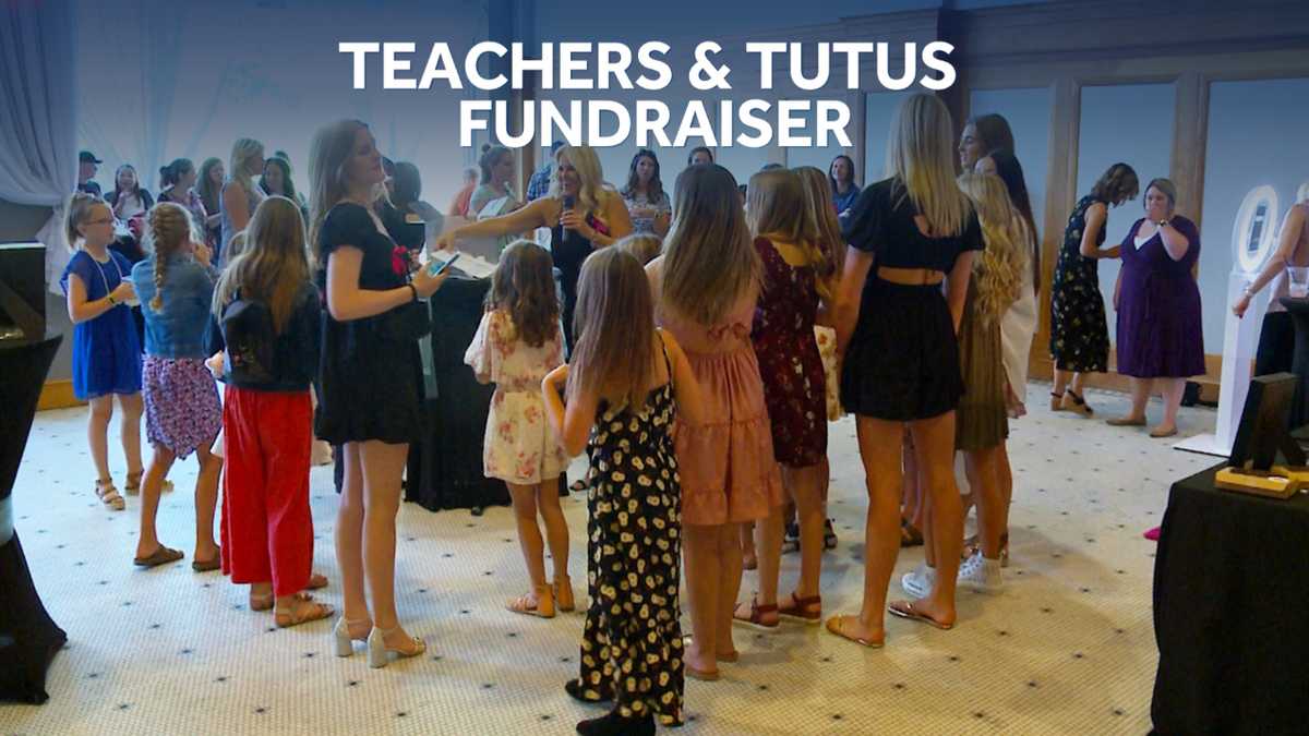 Teachers and Tutus fundraiser raises awareness of childhood cancer