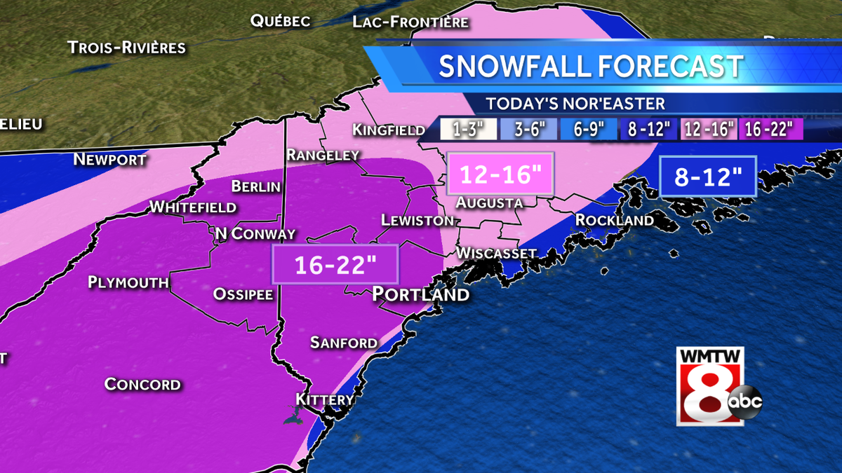 Blizzard warning issued ahead of powerful nor'easter